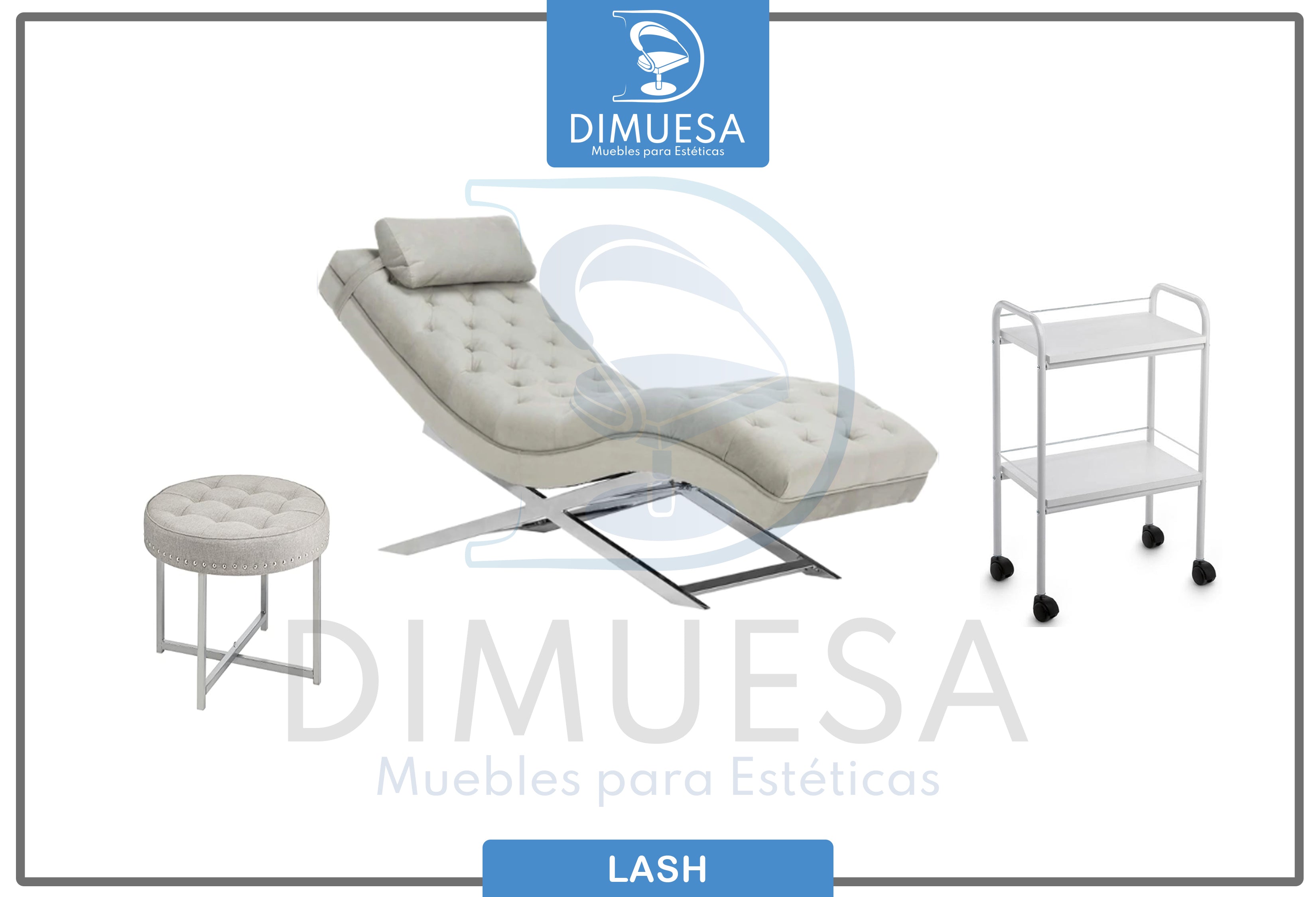 EQUIPO PARA LASHISTA MODELO LASH – Muebles DIMUESA
